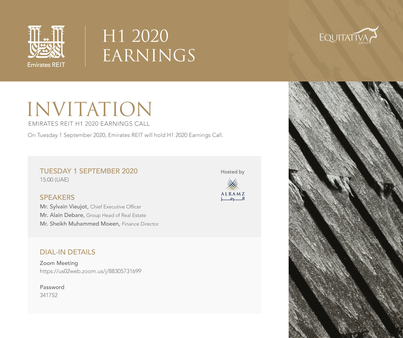 Investor relations @ Emirates REIT